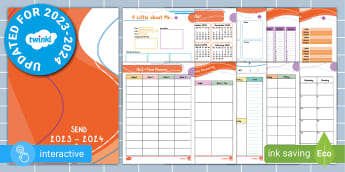 Teacher Planners - Organisation Back to School 2023/2024 - Early Years ...