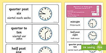 Telling Time Dominoes | twinkl.com.au