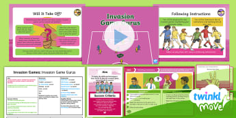 Year 6 PE Planning - Invasion Games - KS2 PE Lessons
