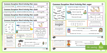 Common Exception Words Year 2 • Twinkl.ca