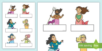 Displays, Visual Aids and Posters - The Little Mermaid
