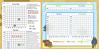 Battleship Games | twinkl.co.uk