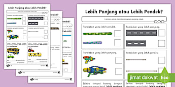 Panjang, Jisim & Isi Padu Cecair - Matematik Thn 1 - 3