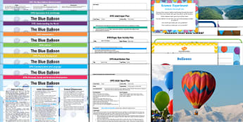 The Blue Balloon - Mick Inkpen Early Years (EYFS), story sack, Mick Inkpen,