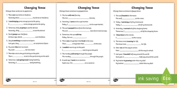 KS2 Primary Resources Verb Tenses - Twinkl