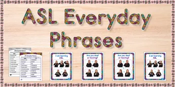 American Sign Language Posters | twinkl.com