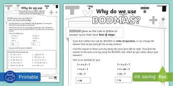 Order of Operations | twinkl.co.uk