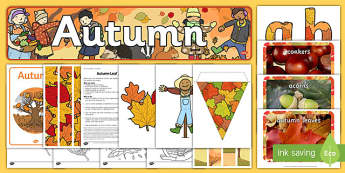 Autumn Display EYFS | Autumn Display Ideas Nursery - Twinkl
