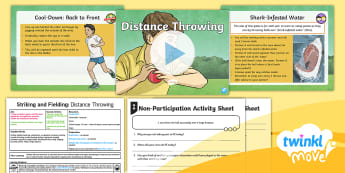 Year 6 Outdoor PE Lesson Plans - Striking and Fielding Games