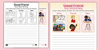 Friendship Writing Templates | twinkl.co.uk