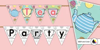 Tea Party Dramatic Plays | twinkl.com