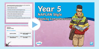 Year 5 NAPLAN Reading Resources - Teaching Support - Twinkl