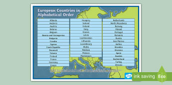 Europe Maps and Plans - Around the World - KS2 - Twinkl