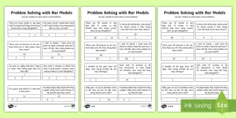 12 Bar Model Games and Activities | KS1 Maths - Twinkl