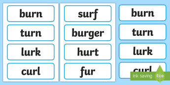 UR Words Phonics | twinkl.co.uk
