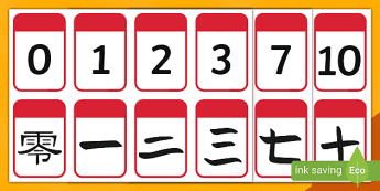 Chinese Numbers 1-10 | twinkl.co.uk