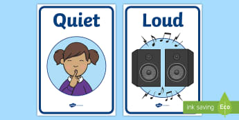 Loud and Quiet | Early Concepts | Primary Resources | Twinkl