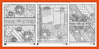 Independence Day Coloring Pages | twinkl.com