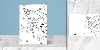 Space Colouring Sheet Activities for Kids | Twinkl Parents