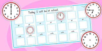 Daily Routine Primary Resources - Twinkl