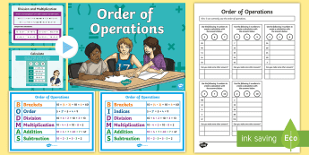 Order of Operations | twinkl.co.uk