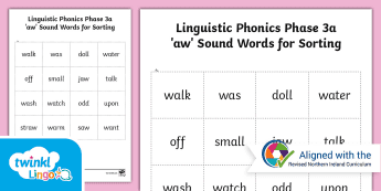 AW Phonics Activities | twinkl.co.uk