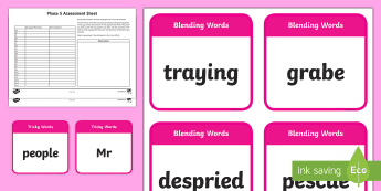 Phonics Word Flashcards | twinkl.com.au