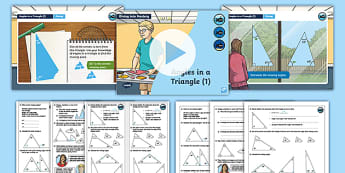 Year 6 Missing Angles - KS2 Maths Curriculum Resources