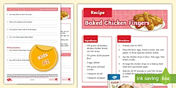Cooking Comprehension Activities | twinkl.co.uk