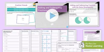 Adding Fractions Lessons | twinkl.co.uk
