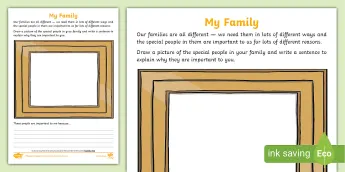Family Activity Sheets | twinkl.ca