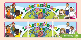 International Day الأعياد والمناسبات / Events and Festivals