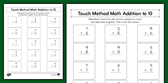 Addition Worksheets to 10 | twinkl.com