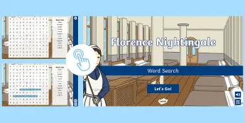 Florence Nightingale Word Searches | twinkl.com.au