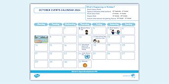 October Calendars | twinkl.co.uk