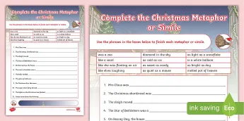 Christmas Similes | twinkl.com.au