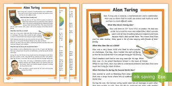 Alan Turing Resources | twinkl.co.uk