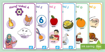 Koleksi Lembaran Kerja Bahasa Melayu Prasekolah (Umur 4-6)