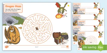 Dragon Maths Activities | twinkl.co.uk
