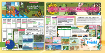 Living Things and Their Habitats Year One - 1 Science Lesson Plans for the