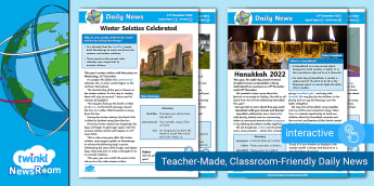 Weekly Comprehension Pack - 16th December 2022 - Twinkl NewsRoom