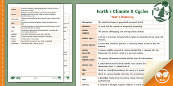 Year 4 | Earth's Climate & Cycles | Eco Adventurers