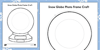 Snow Globe Templates | twinkl.com