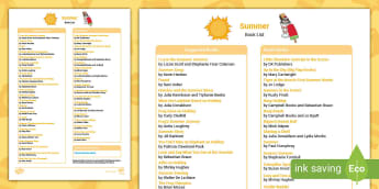 Early Years Books Lists - EYFS stories - Twinkl