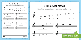 Treble Clef Resources | twinkl.co.uk