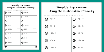 Distributive Property Activities | twinkl.com