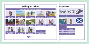 Holidays and Travel - KS2 Spanish - Twinkl