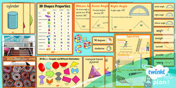 Year 3 Geometry Shapes | Primary Resources - PlanIt - Twinkl