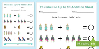 Thumbelina Activities, Worksheets and Games - Twinkl
