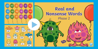 Phonics Nonsense Words Games | twinkl.co.uk